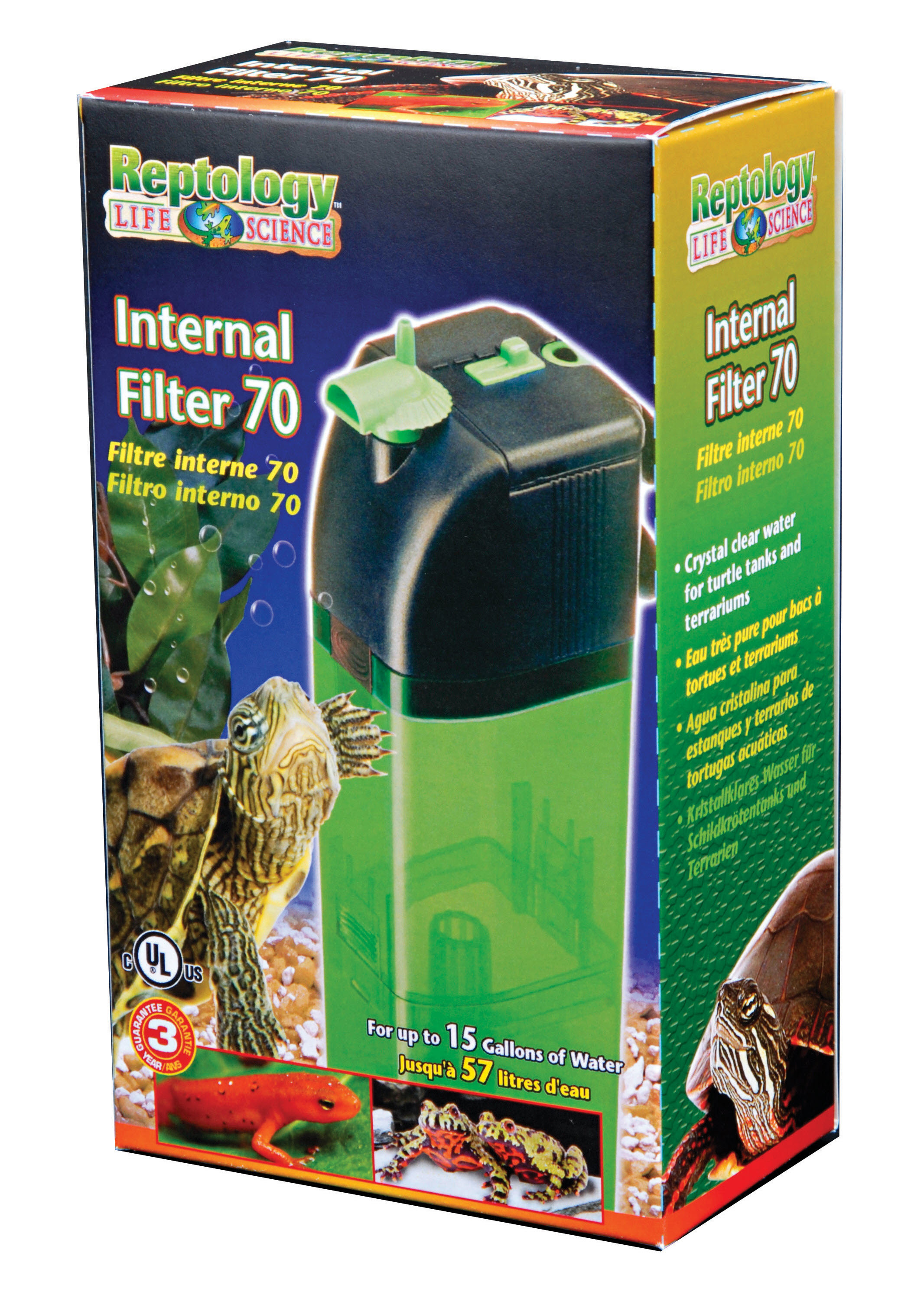 Penn Plax Reptology Internal Filter for Turtle Tanks Up to 15 Gallons ...