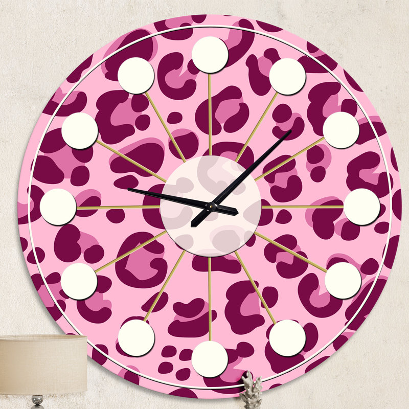 leopard clock