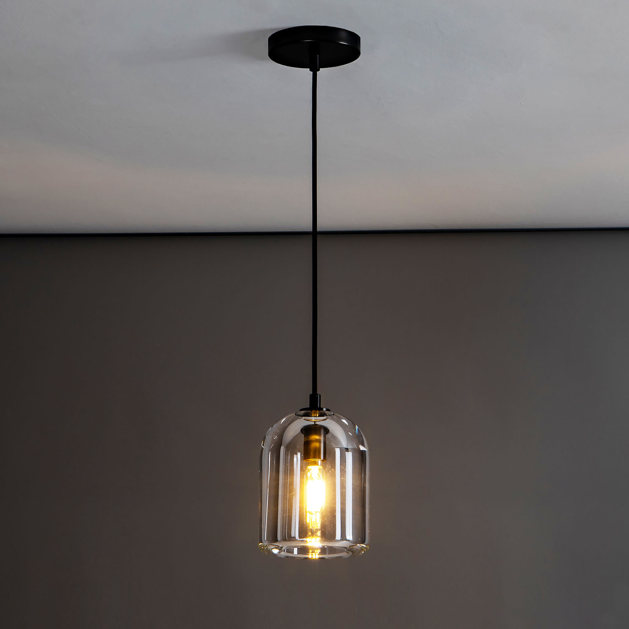 Hokku Designs Thamar 1 -Crystal Hemisphere Pendant Light,Kitchen ...