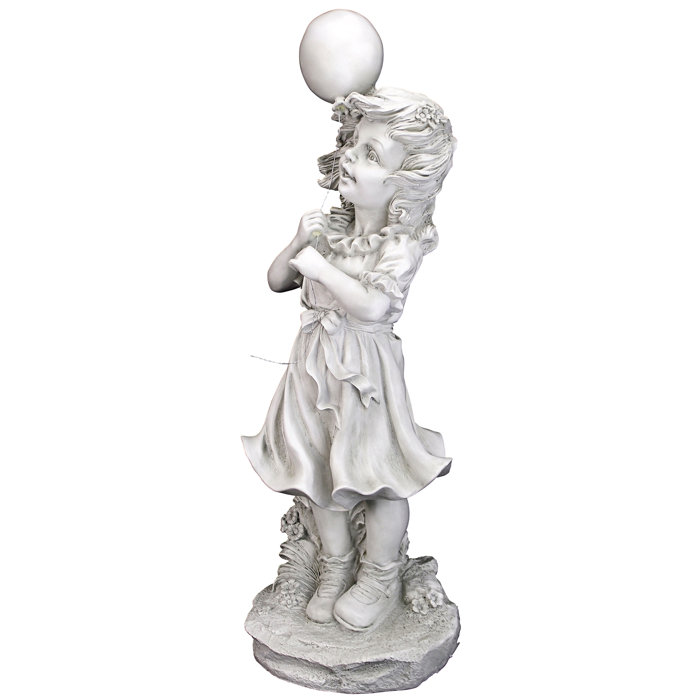 Design Toscano Jessie and Her Balloon Statue & Reviews | Wayfair