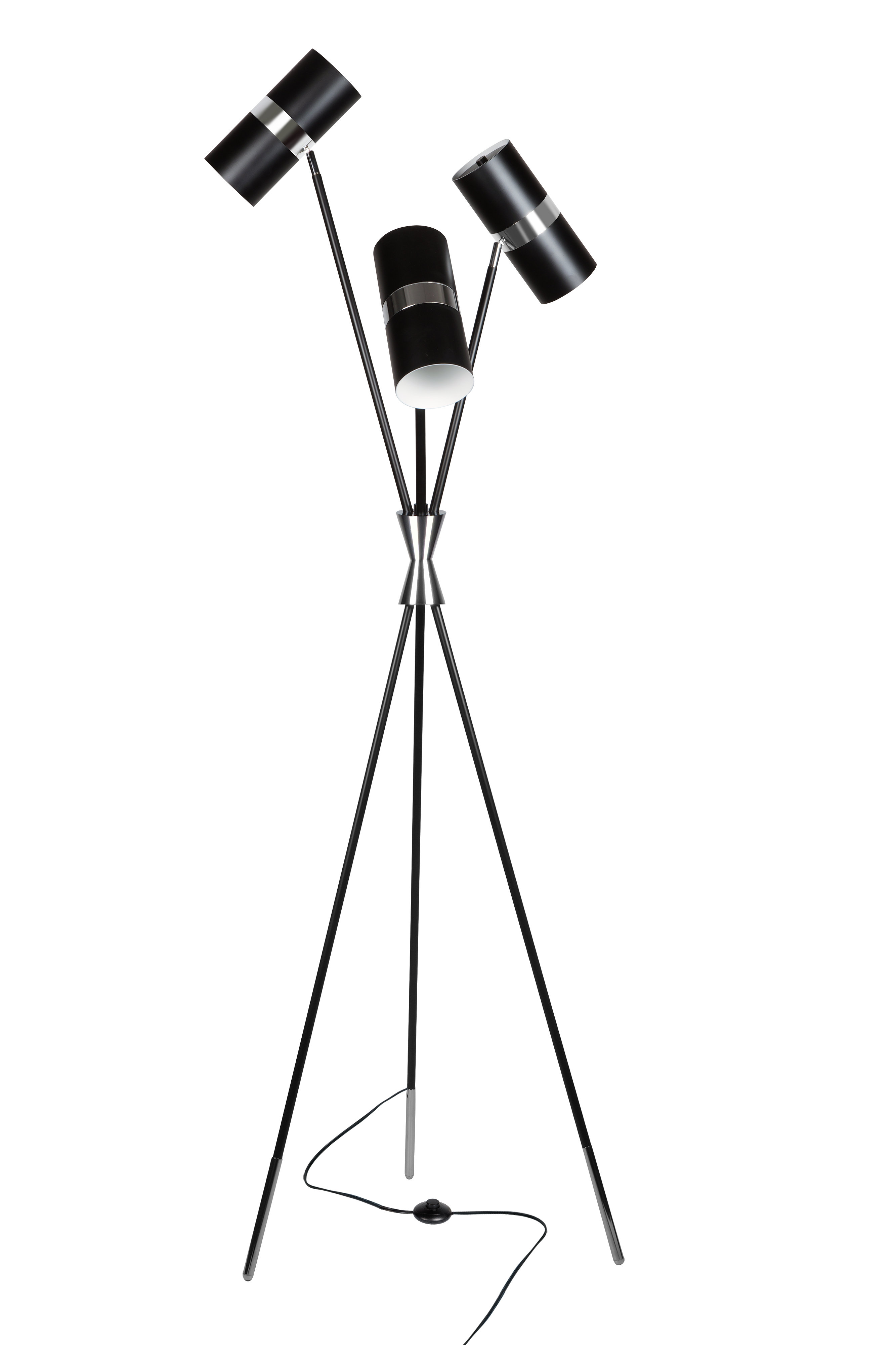 Brayden Studio® Chafic 60'' Black Tripod Floor Lamp - Wayfair Canada