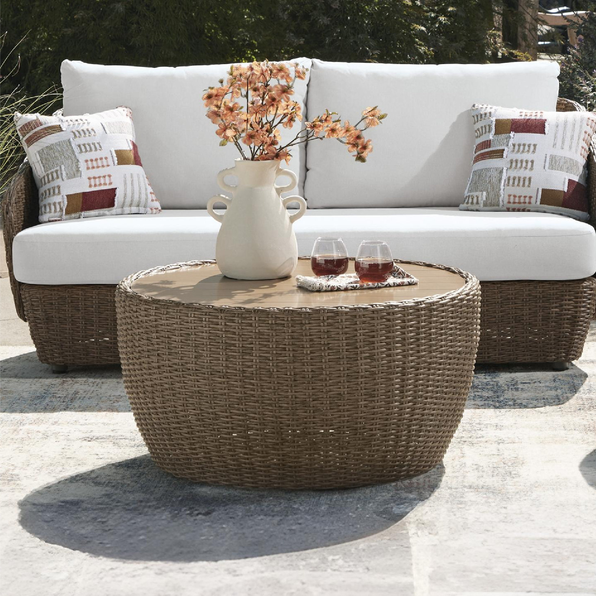Latitude Run® Avey Outdoor Coffee Table - Wayfair Canada