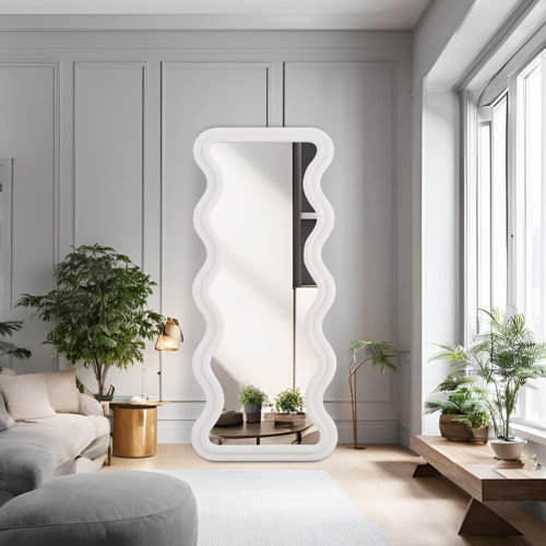 Wrought Studio Wavy Full Length Mirror | Wayfair