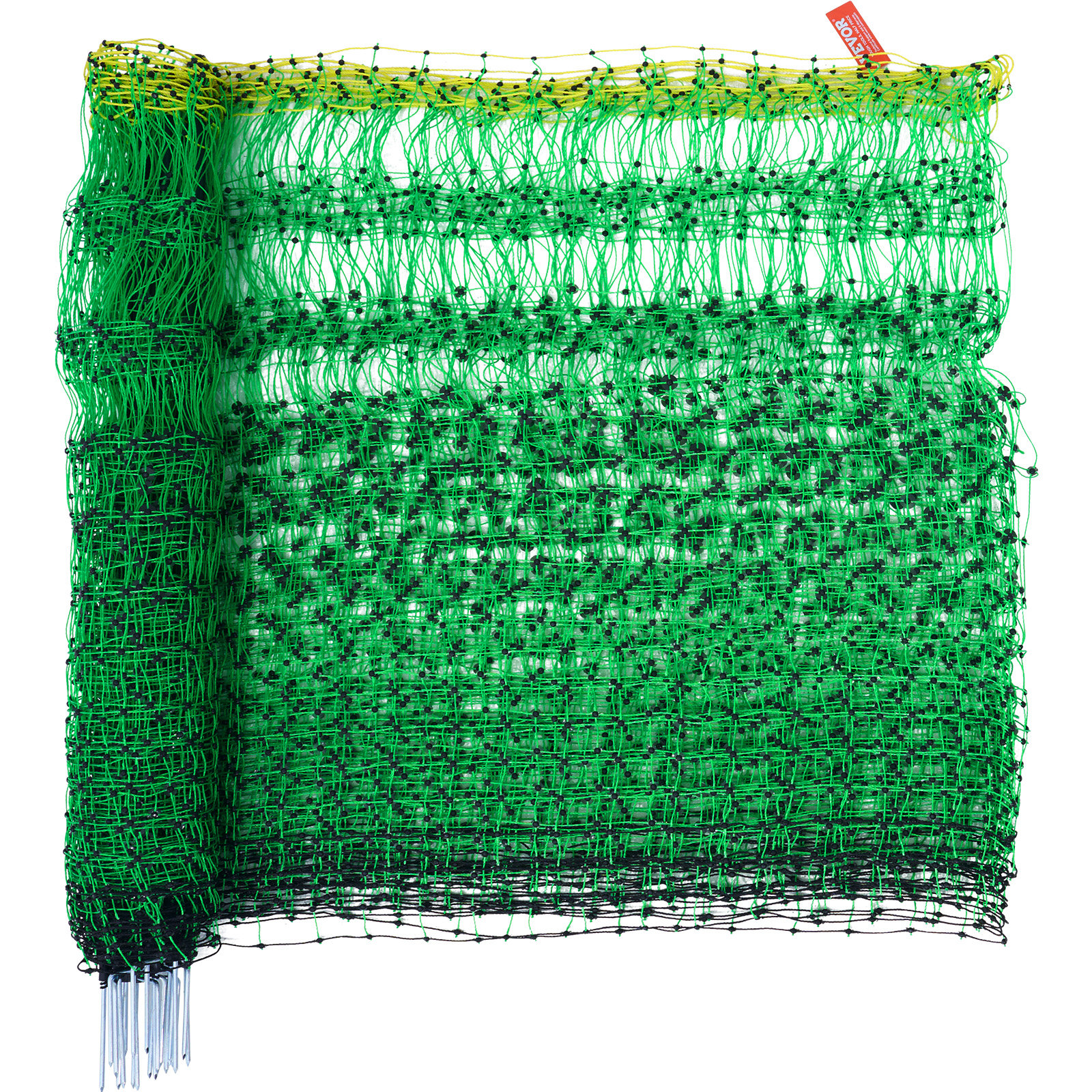 VEVOR Electric Fence Netting, 42" H x 164' L, PE Net Fencing with Posts ...