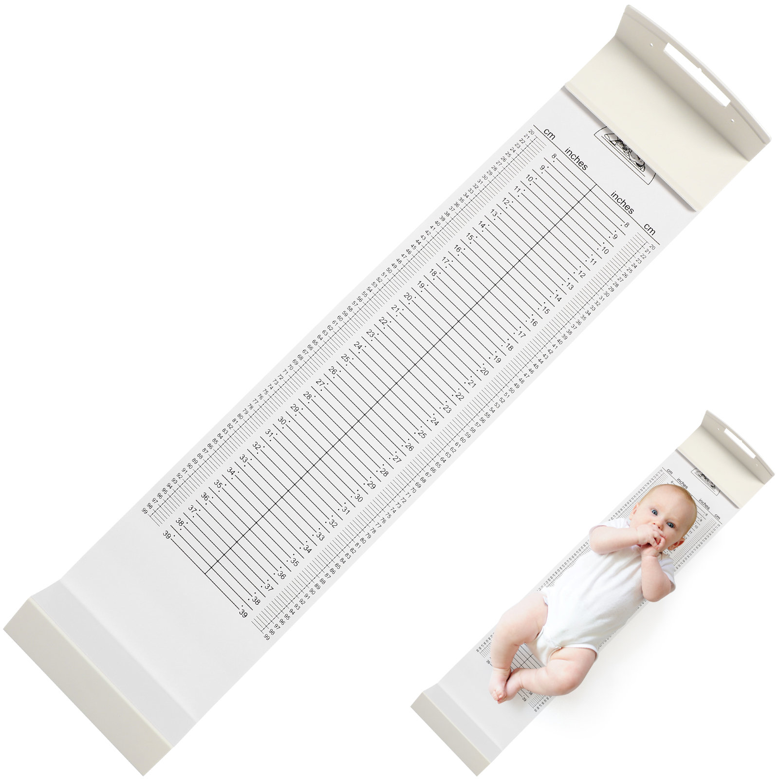 Symple Stuff Infants Height Ruler Safe Measuring Mat Skin Friendly ...