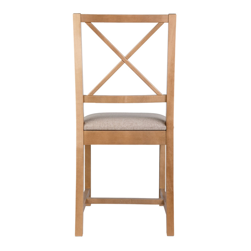 DAIVA casa Fabric Cross Back Side Chair | Wayfair