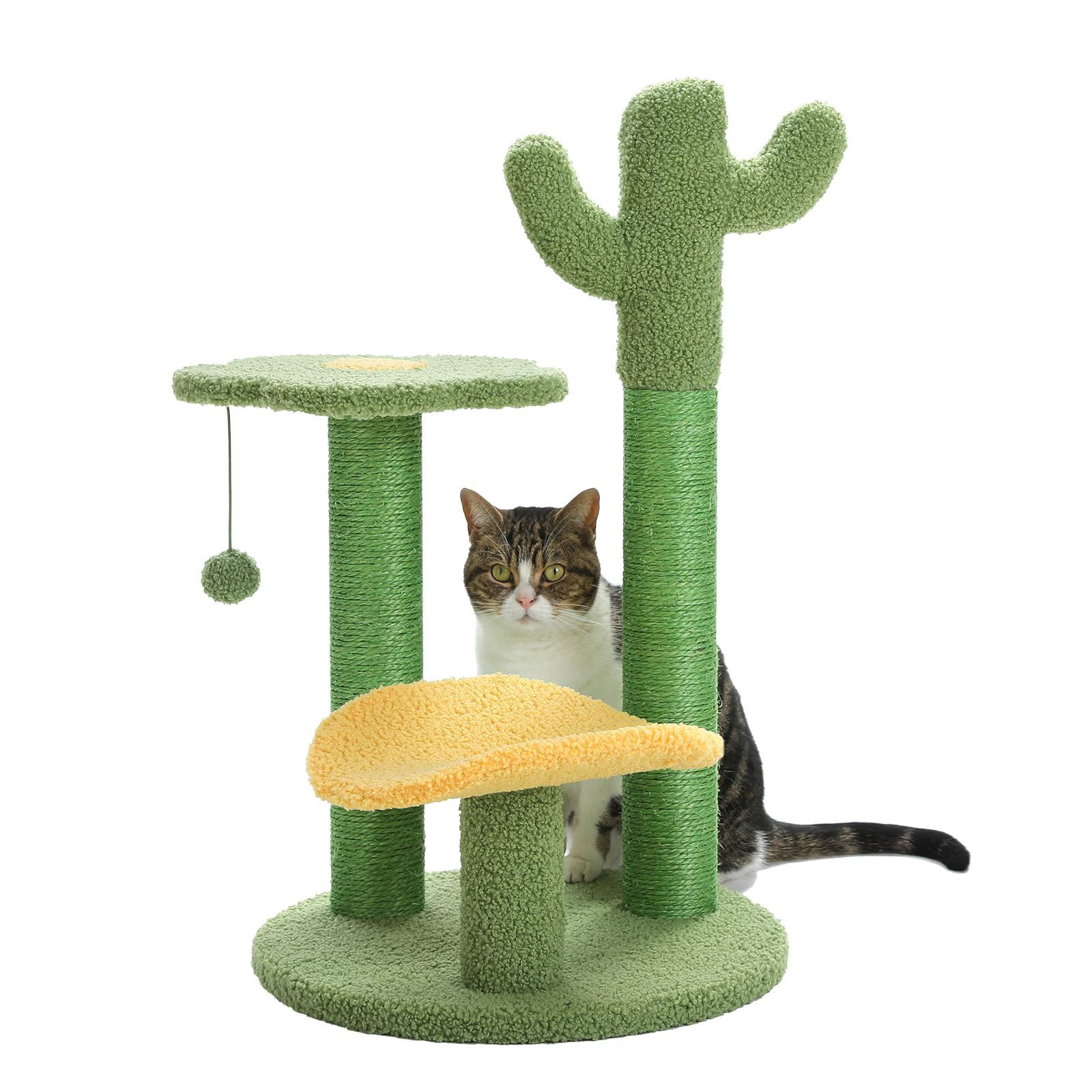 Archie & Oscar™ Cat Tree Cactus Cat Scratching Post 26” Cats Tree Tower ...