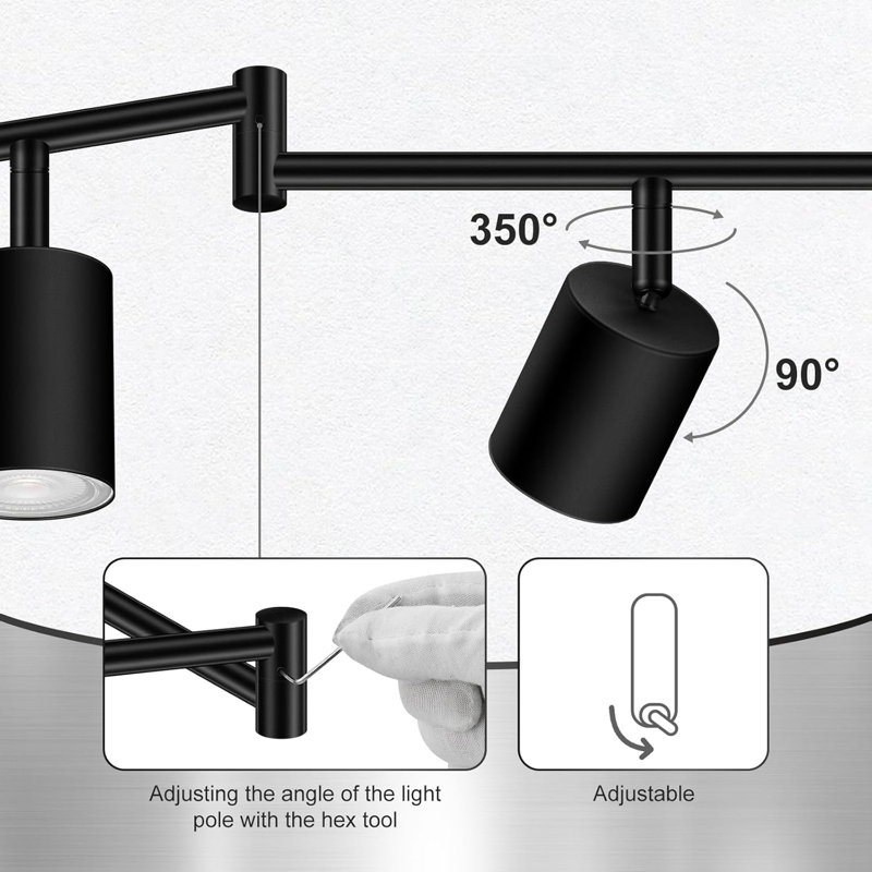 doitbest 6 Light Track Lighting Fixtures Ceiling | Wayfair