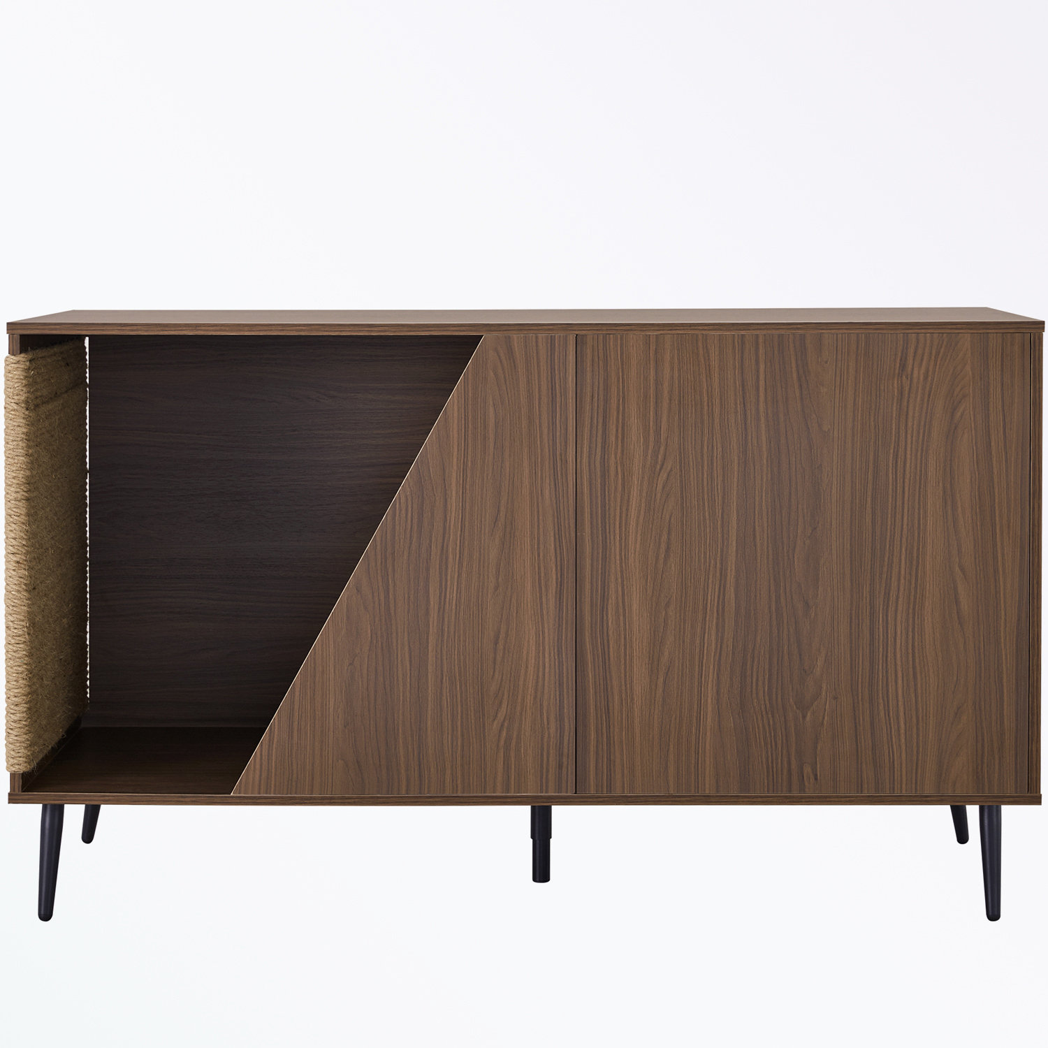 Hokku Designs Cat litter box hosue With Storage and sturdy legs | Wayfair