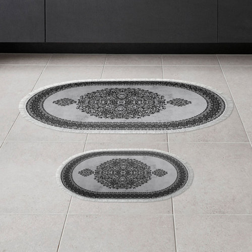 Oval Bath Rugs & Mats You'll Love | Wayfair