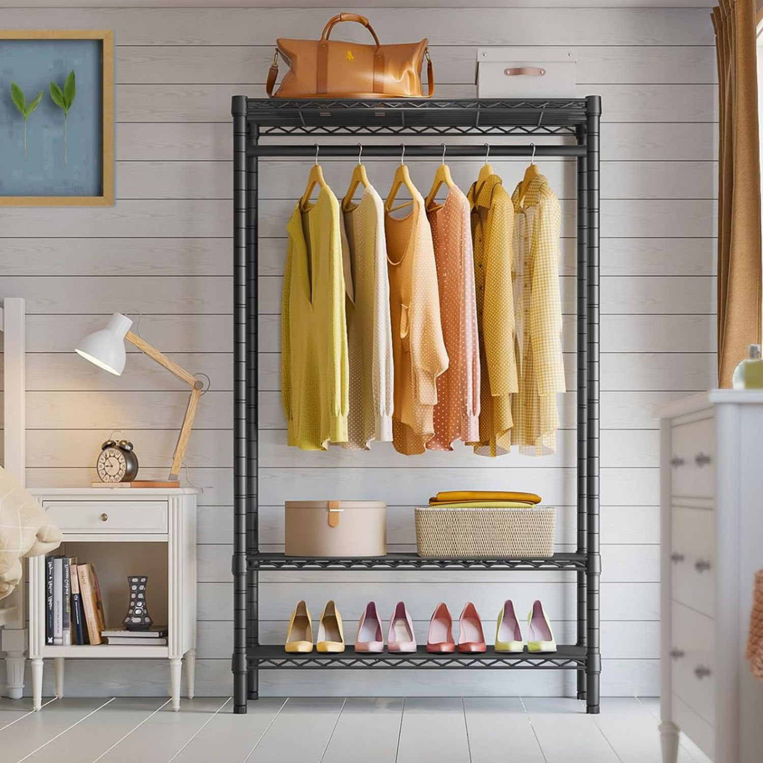 Rebrilliant Heavy Duty Garment Rack 3 Tier Clothes Rack - Wayfair Canada