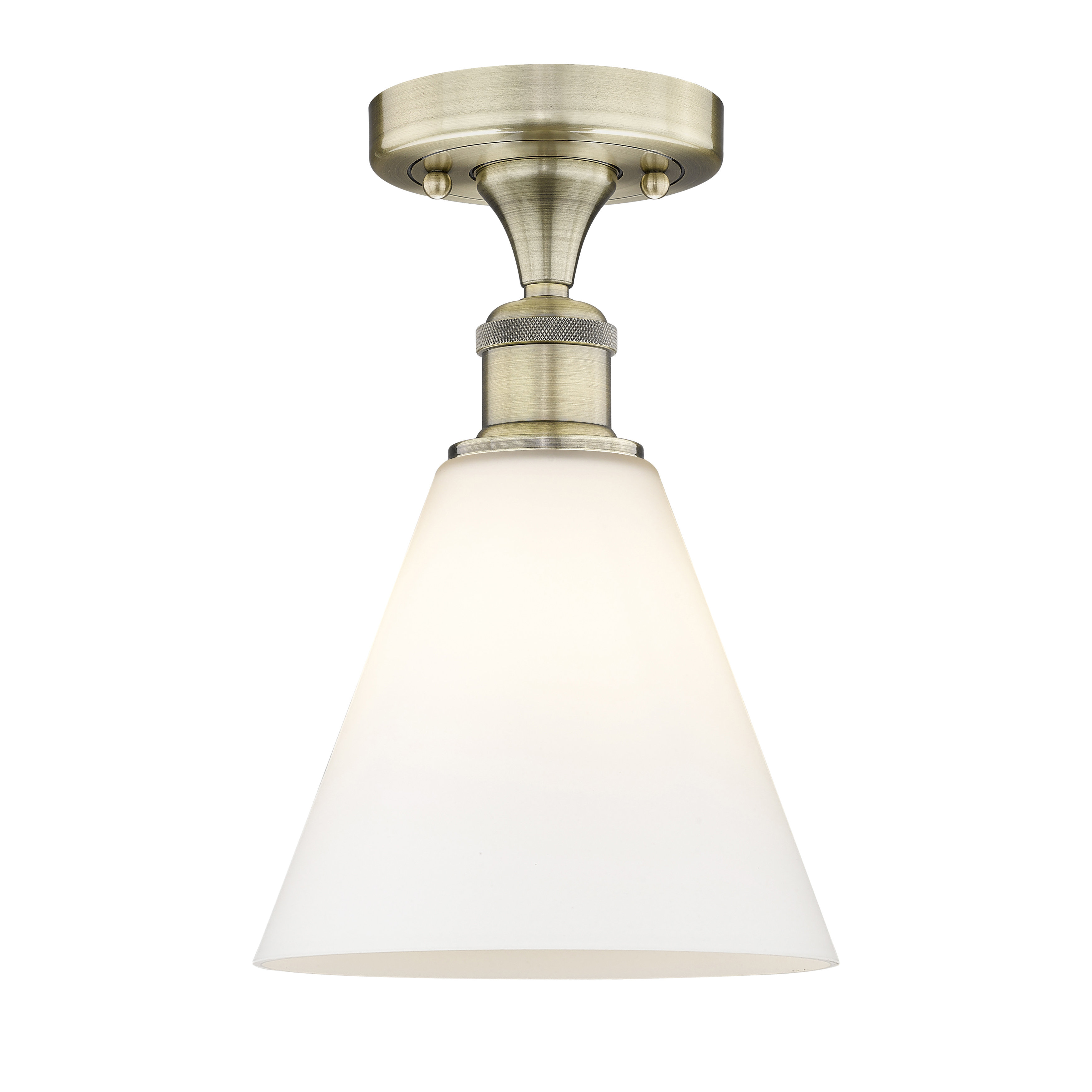 Beachcrest Home™ Stabler Glass Semi Flush Mount | Wayfair