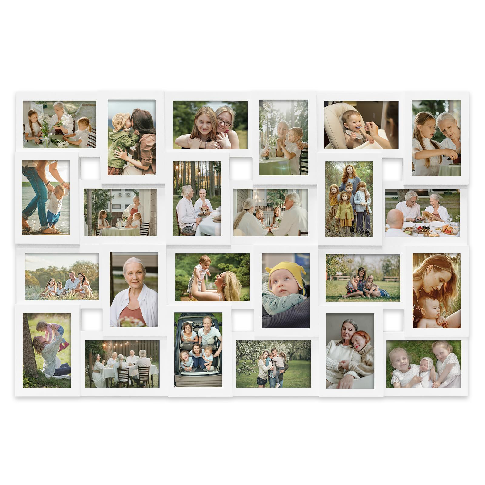 Hokku Designs Photo Frames Collage Wall Decor - Hanging Photo Collage ...