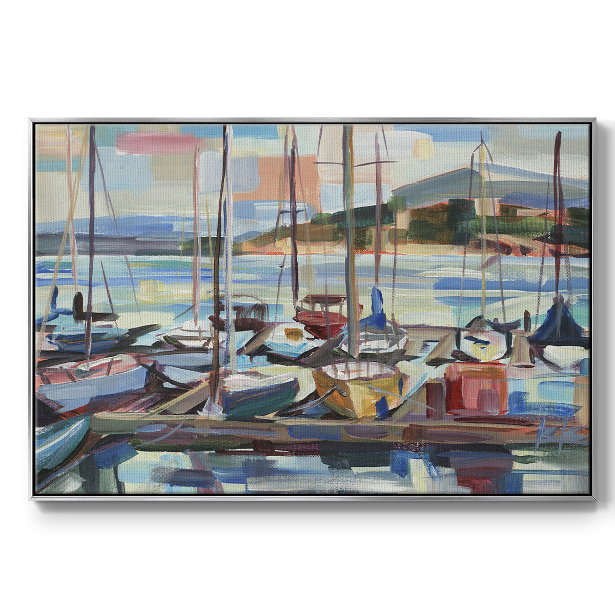 Wexford Home Leschi Evening Framed On Canvas Print | Wayfair