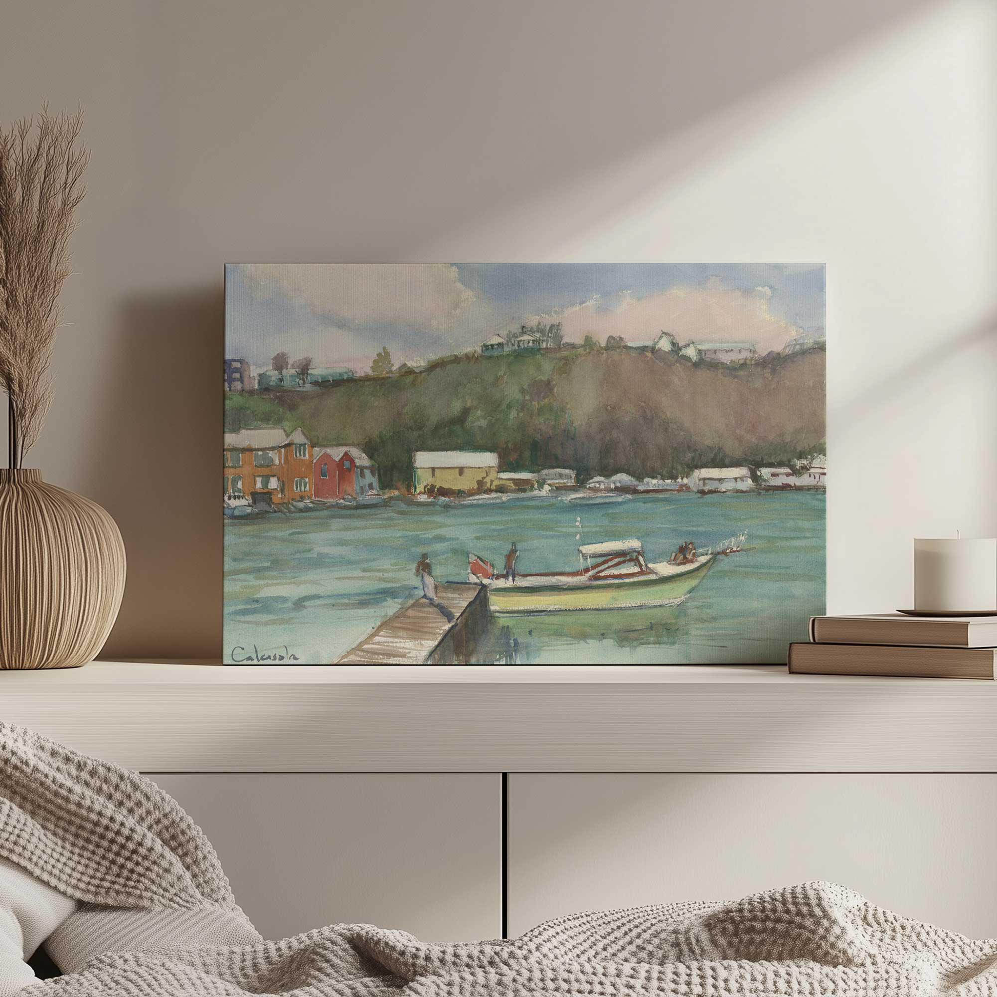 Bay Isle Home™ Sharon's View of Bermuda I by Stephen Calcasola Canvas ...