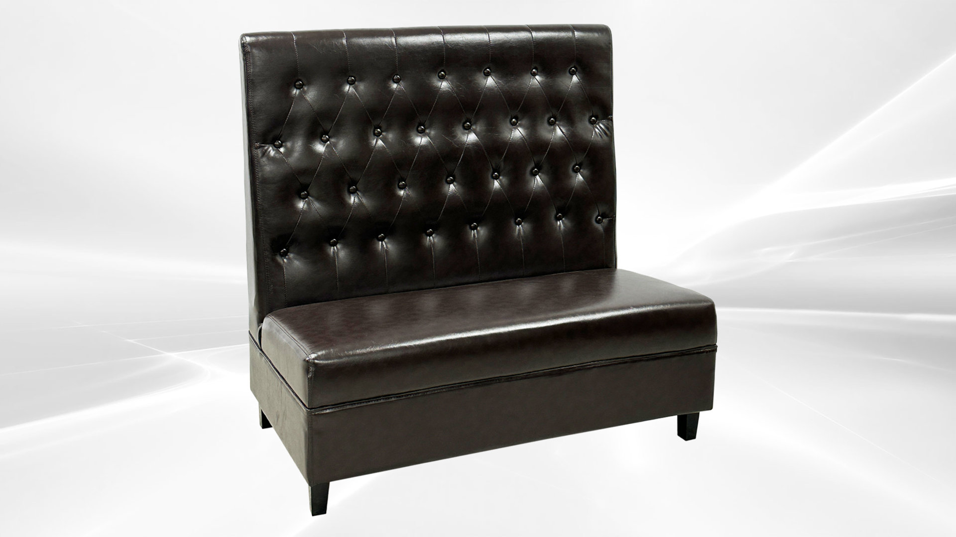 Elite Kitchen Supply 2 Person Single Sided Booth | Wayfair