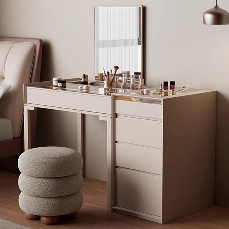 Orren Ellis Simple Modern White Solid Wood Dressing Table | Wayfair
