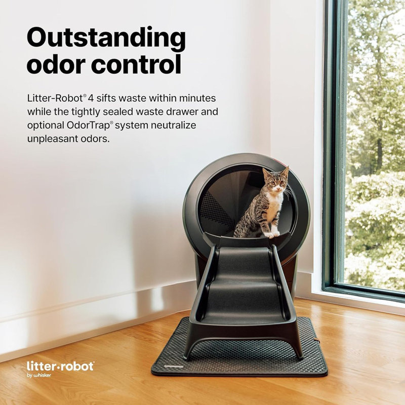 Cozy Oasis Plastic Self-Cleaning Litter Box | Wayfair