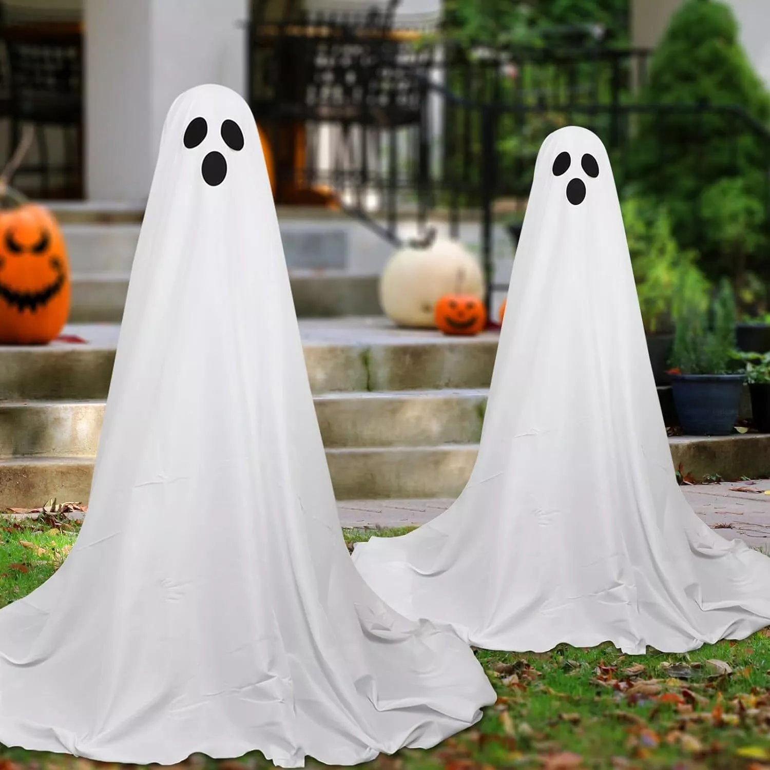 The Holiday Aisle® 2 Pack Halloween Porches Decoration Outdoor Spooky ...