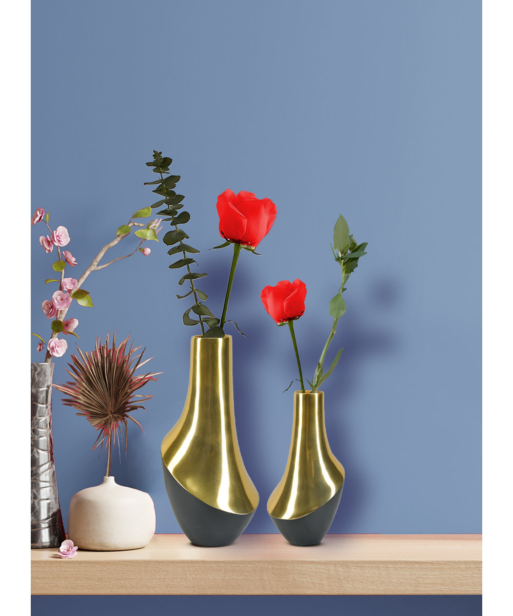 Mercer41 Siebolt Stainless Steel Table Vase | Wayfair