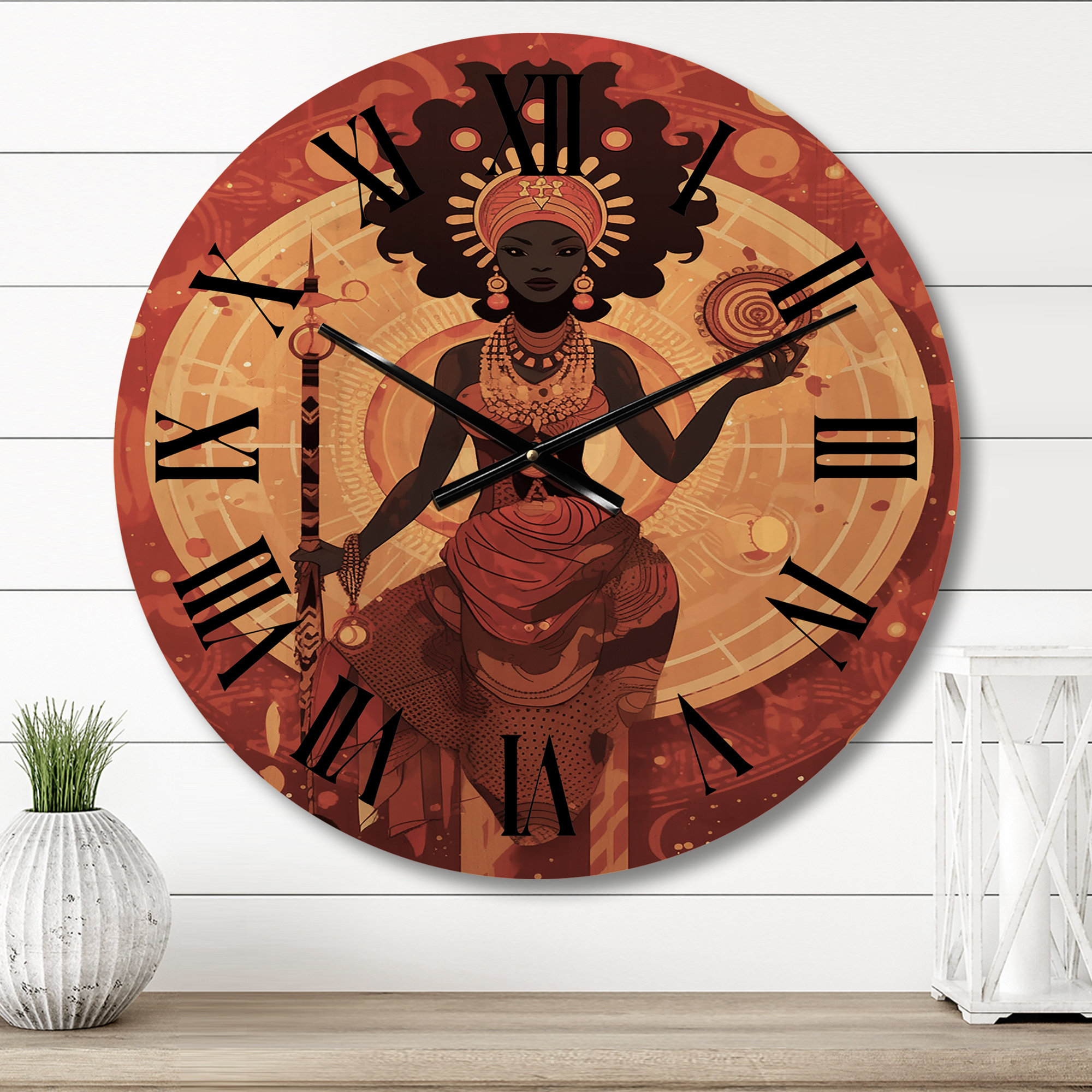 East Urban Home Graphic Retro African Tribal Goddess II - African ...
