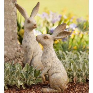 Wind & Weather Tall Sitting Bunny Statue & Reviews | Wayfair