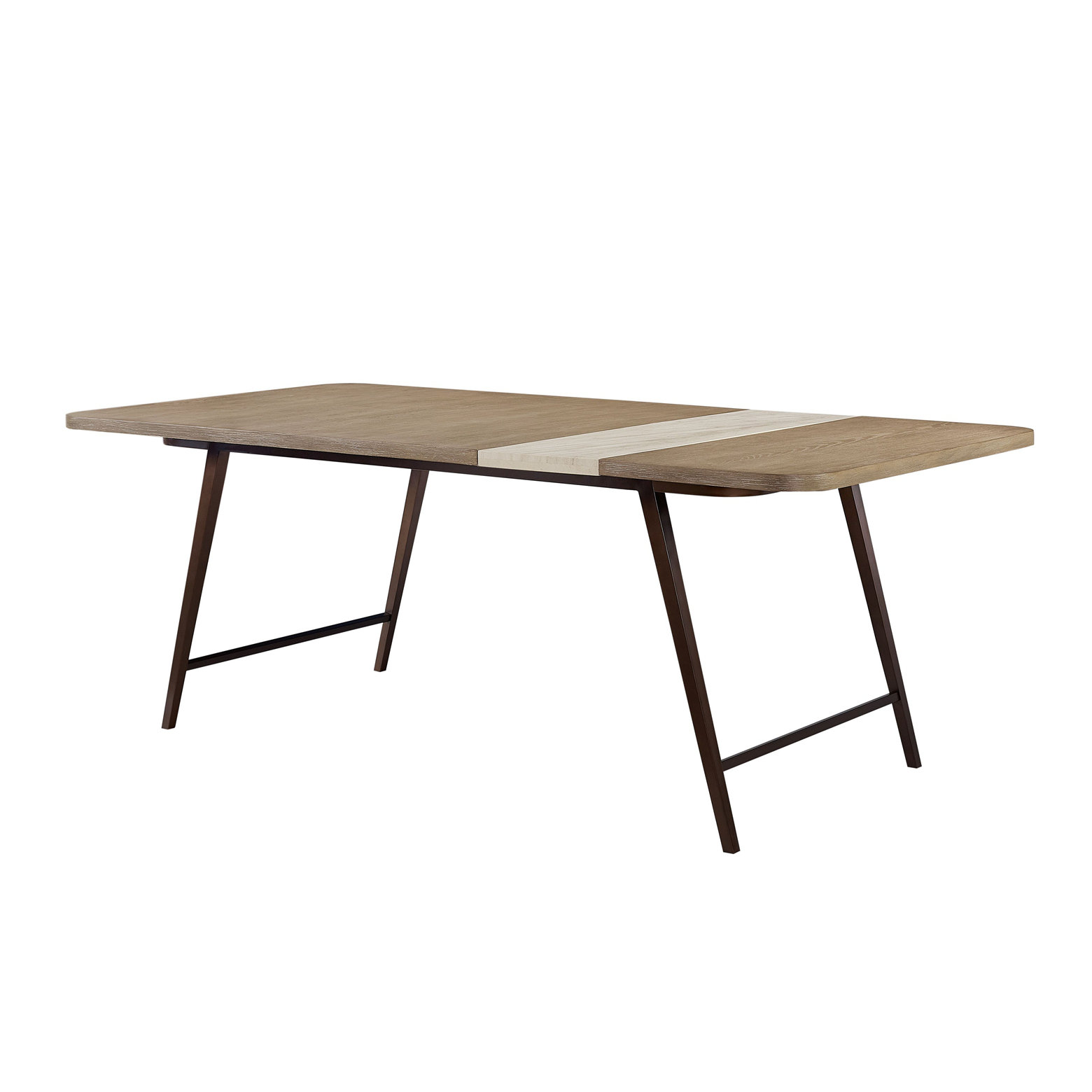 George Oliver Assymetrical Stone Slab Dining Table | Wayfair