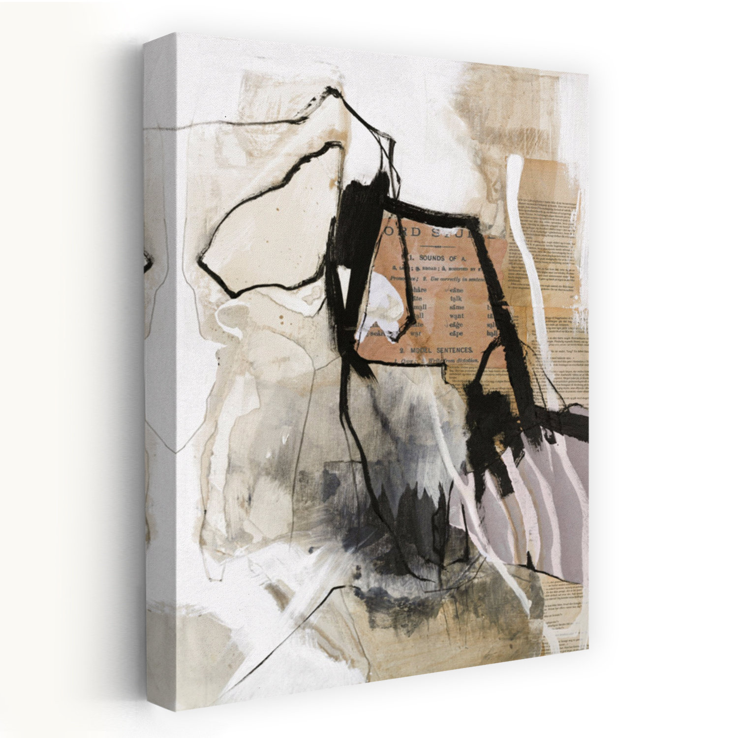 Latitude Run® Clipping Minimalist Abstract Art | Wayfair