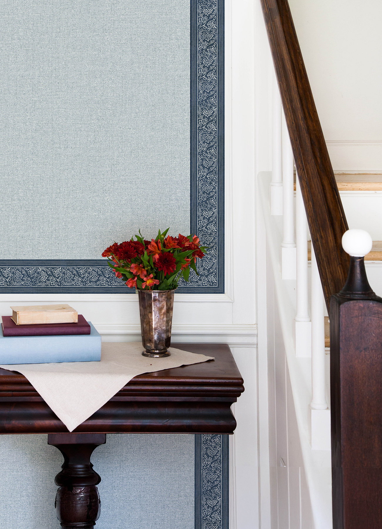 Winston Porter Carved Floral Taupe Trim Wall Border | Wayfair