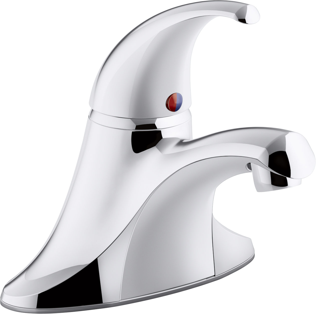 Kohler Coralais Single-Handle Centerset Bathroom Sink Faucet with ...