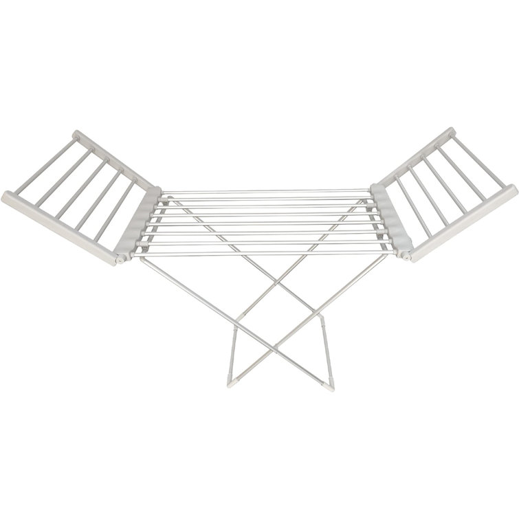 JINBI X-Frame Folding Heated Drying Rack | Wayfair.co.uk