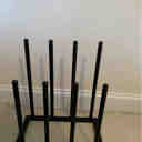 Winston Porter 8 Pair Black Metal Boot Rack & Reviews | Wayfair