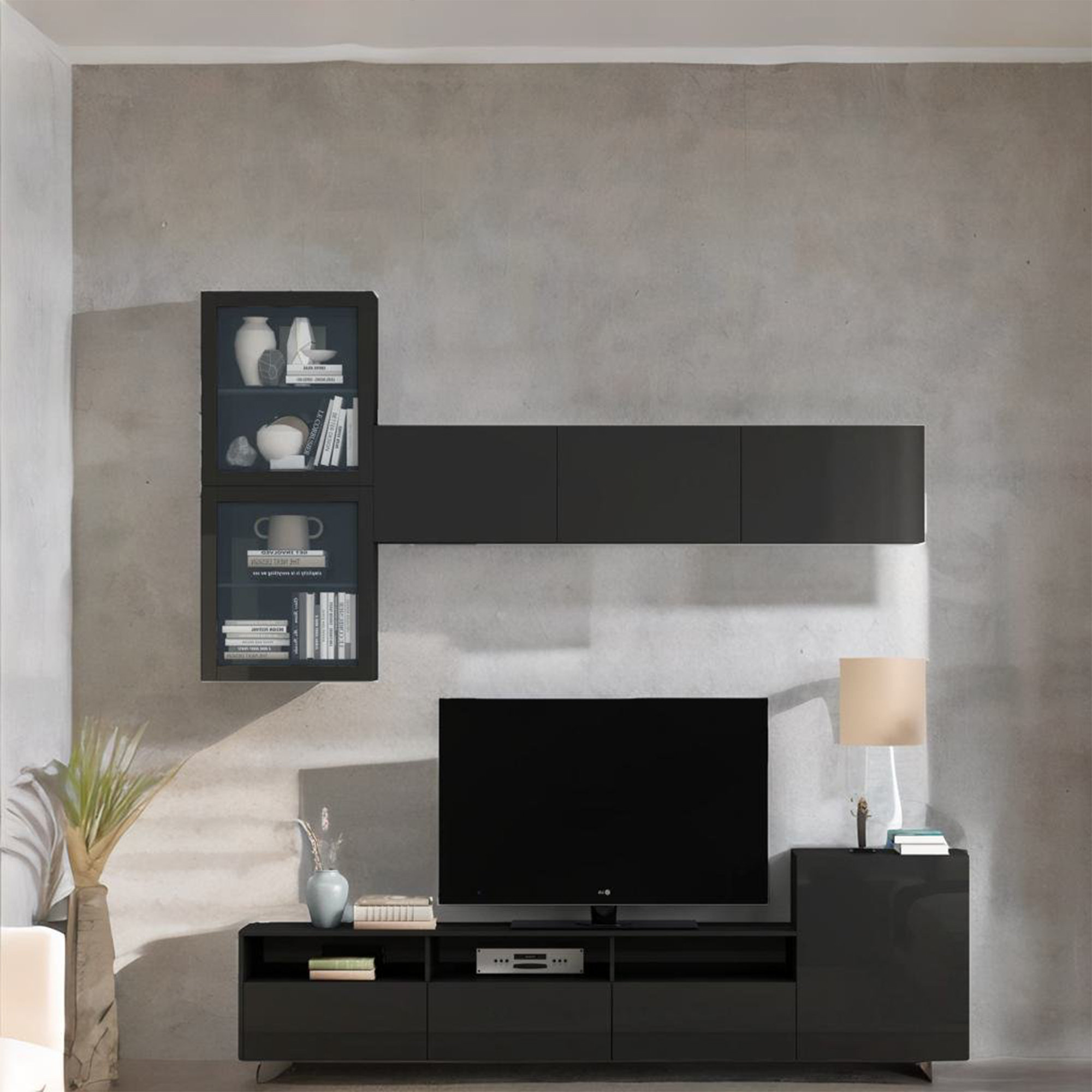Brayden Studio Entertainment Center ,high Gloss Tv Stand - Wayfair Canada