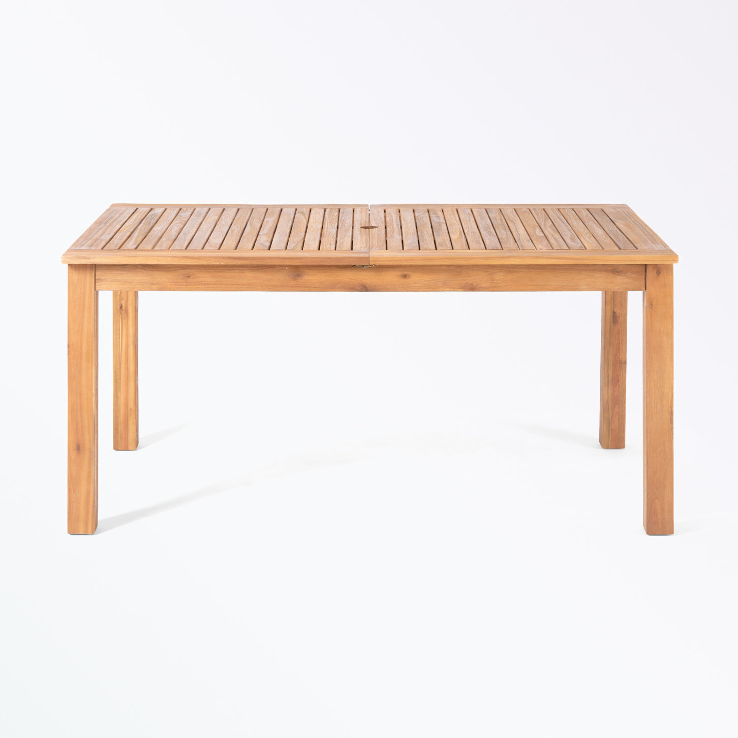 Latitude Run® Outdoor Expandable Acacia Wood coffee Table | Wayfair