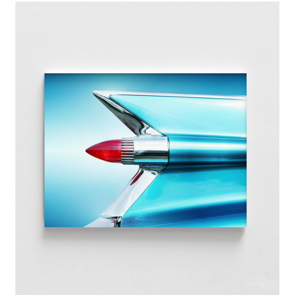 WeFrameArt US Classic Car 1959 Sedan Deville Tail Fin Abstract By Beate ...