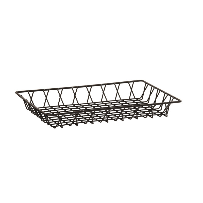 Cal-Mil Black Wire Tray - 18" x 12" x 3" | Wayfair