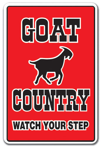 SignMission Goat Decal Parking Sign | Wayfair