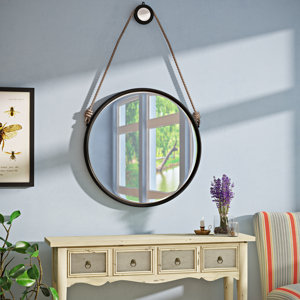 Breakwater Bay Ameline Rustic Beveled Accent Mirror & Reviews | Wayfair