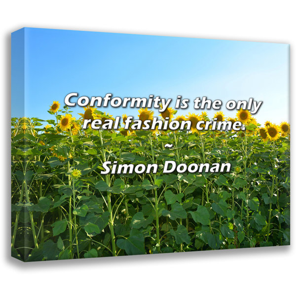Trinx Simon Doonan Quote: Conformity is the only real fashion crime ...