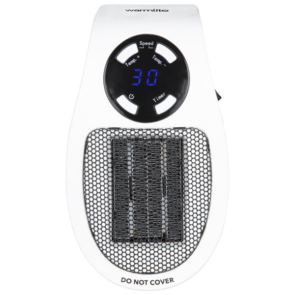 Warmlite 500W Electric Radiator Space Heater with Adjustable Thermostat ...