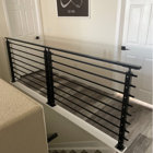 Concept Fusion Modern Horizontal Adjustable Railing Banister System for ...