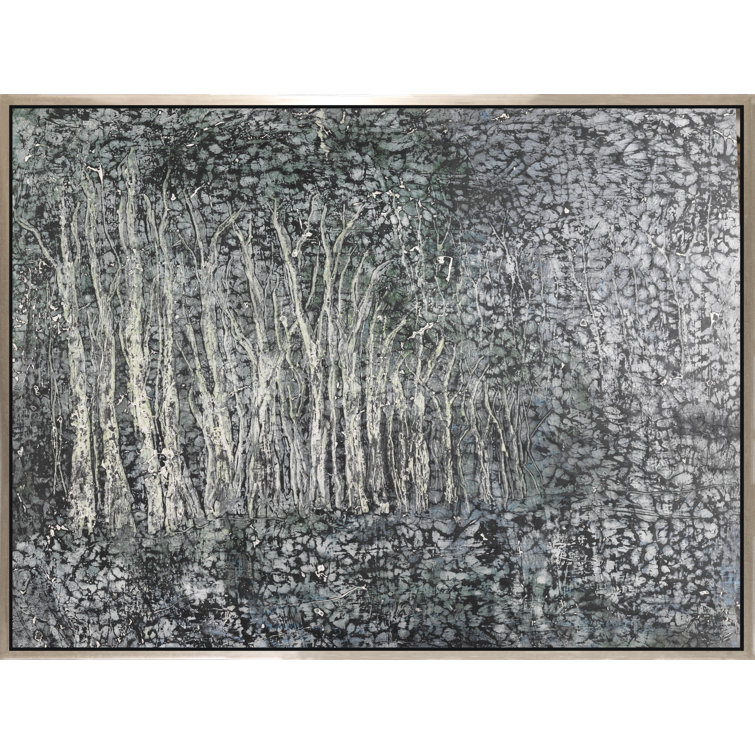 CHC Art, Inc. " Dark Forrest " Painting Print | Wayfair