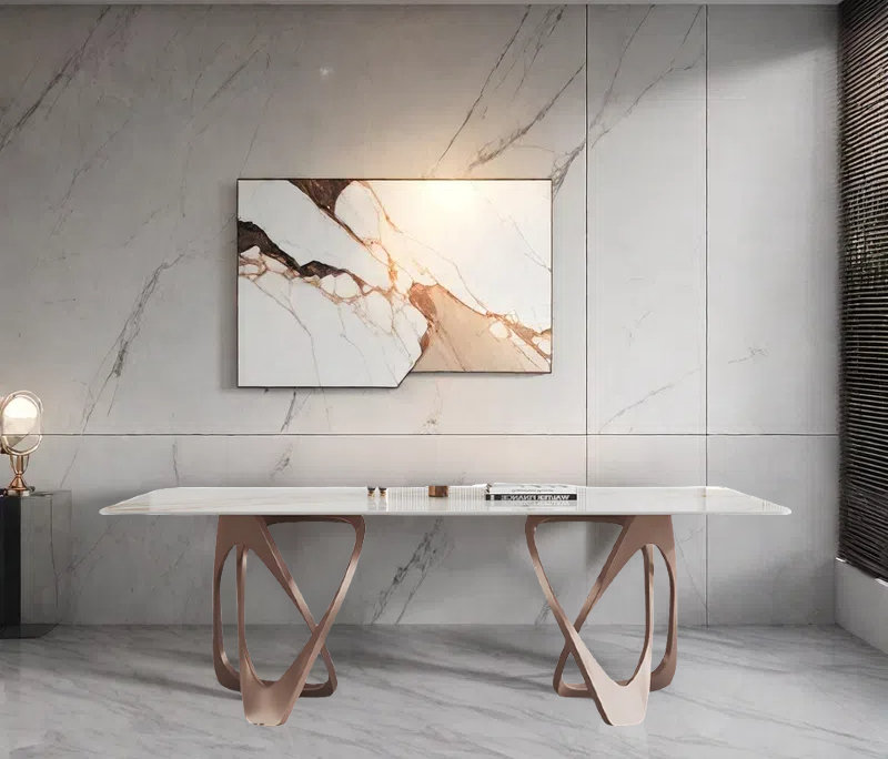 Lee's luxury furniture Luxurious Slate Tabletop with Stable Legs ...