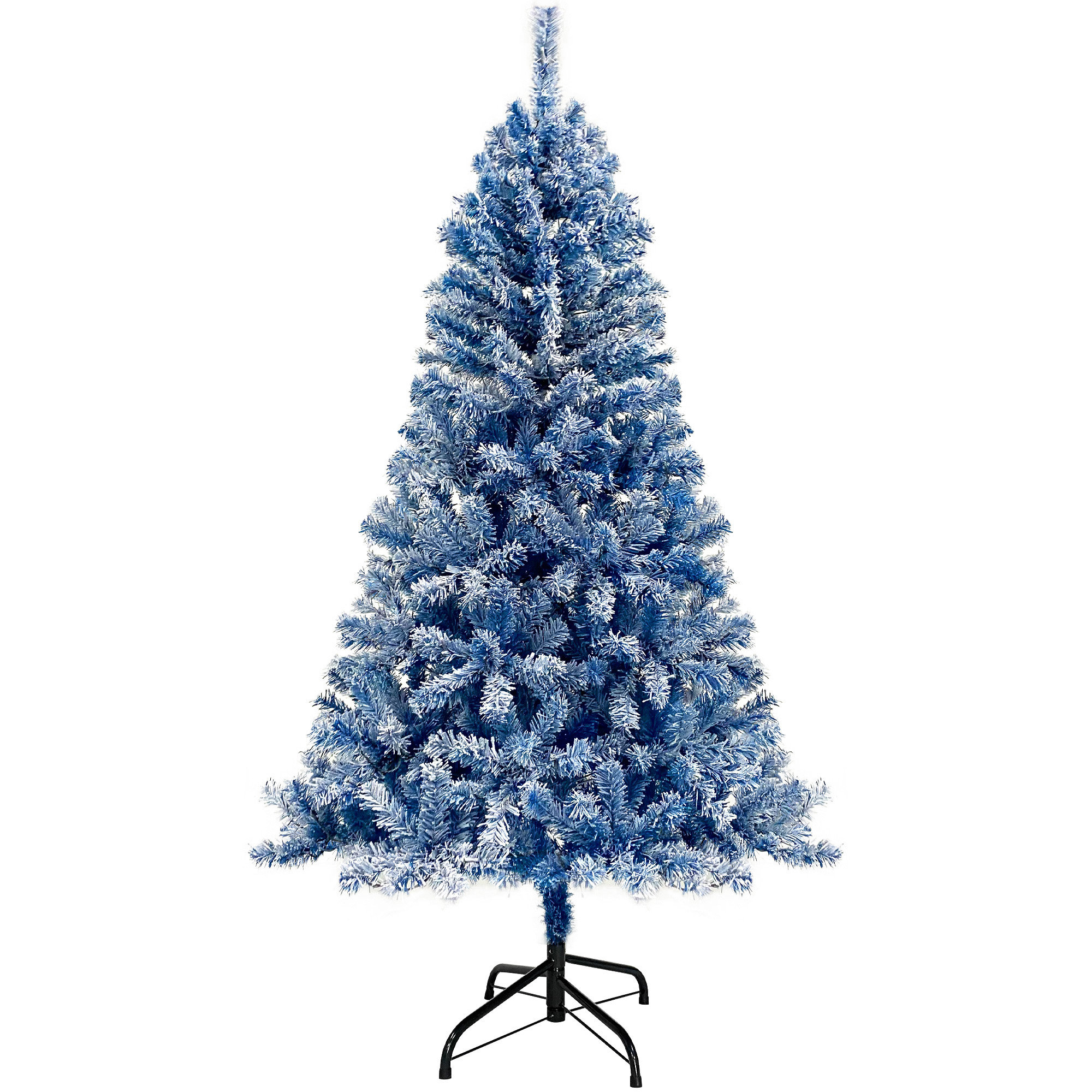 Alcott Hill® Pre-Lit Hinged Artificial Fir Christmastree, Xmas Tree ...