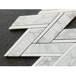 ES Stone Straight Edge Natural Stone Marble Mosaic Sheet Wall Floor Use ...