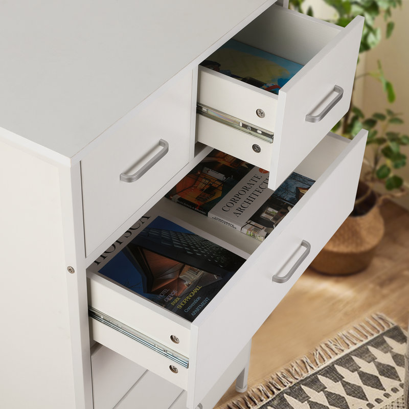 Ebern Designs Obira 6 - Drawer Dresser & Reviews | Wayfair