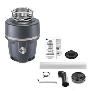 InSinkErator Evolution Compact 3/4 HP Continuous Feed Garbage Disposal ...