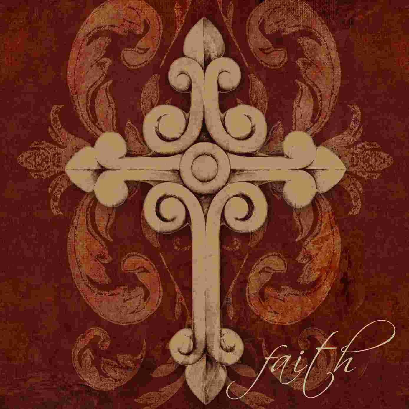 Charlton Home® Faith Cross - Wrapped Canvas Print | Wayfair