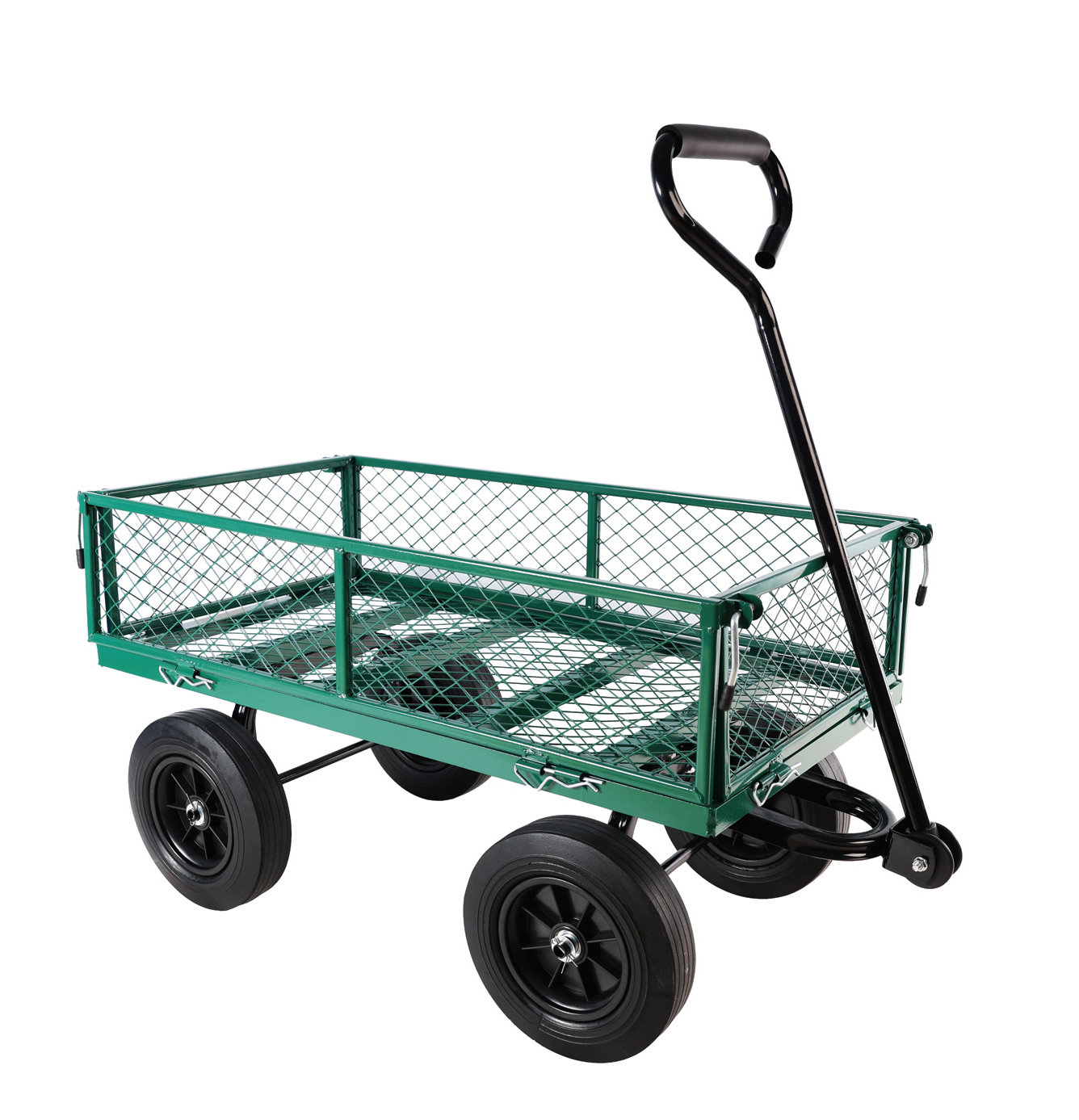 HOSSEJOY Solid Wheels Garden Cart | Wayfair