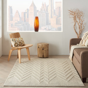 Sand & Stable Zoe Wool Abstract Rug & Reviews | Wayfair